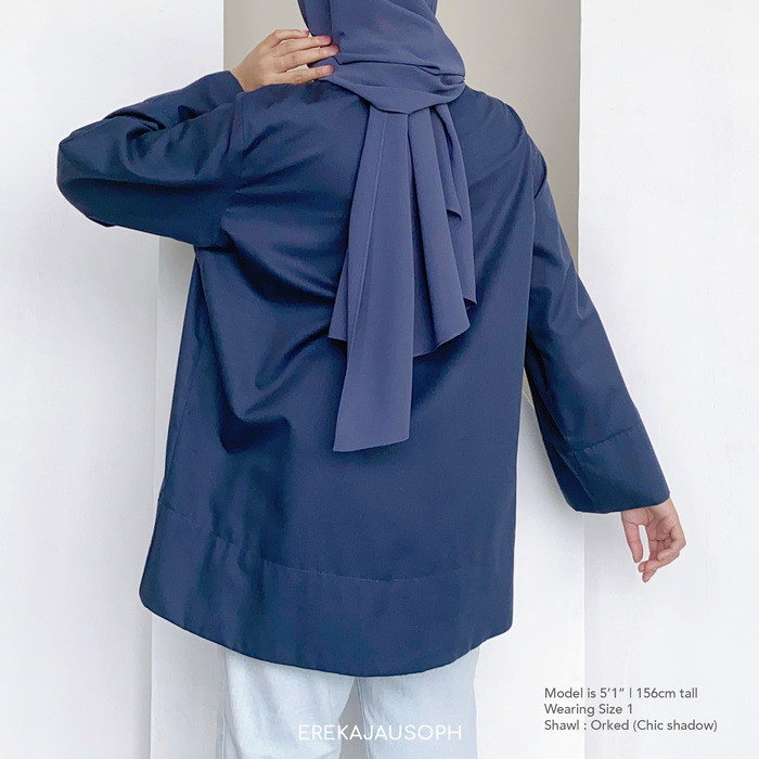 MAKO TOP – PRUSSIAN BLUE – EREKA JUSOPH